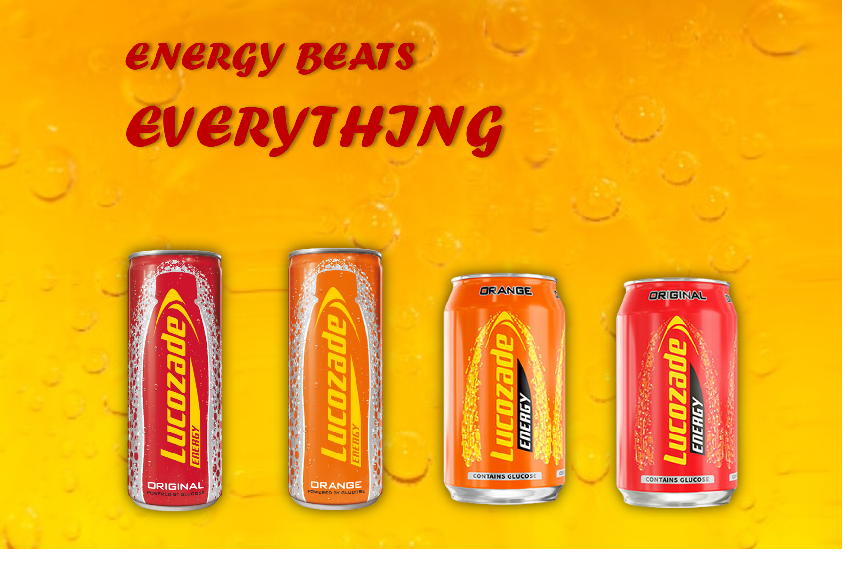 Lucozade Energy Drink Variety Pack (cans)