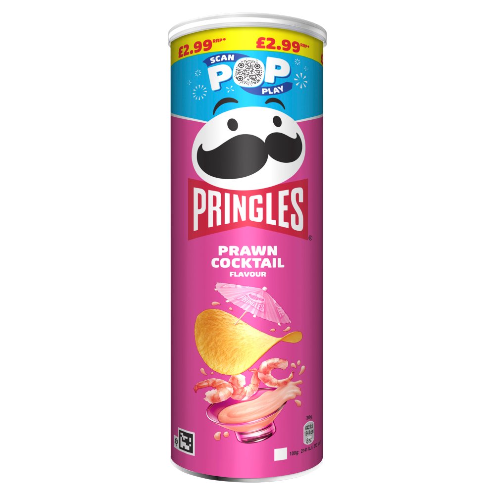 Pringles Prawn Cocktail Flavour 6x165g