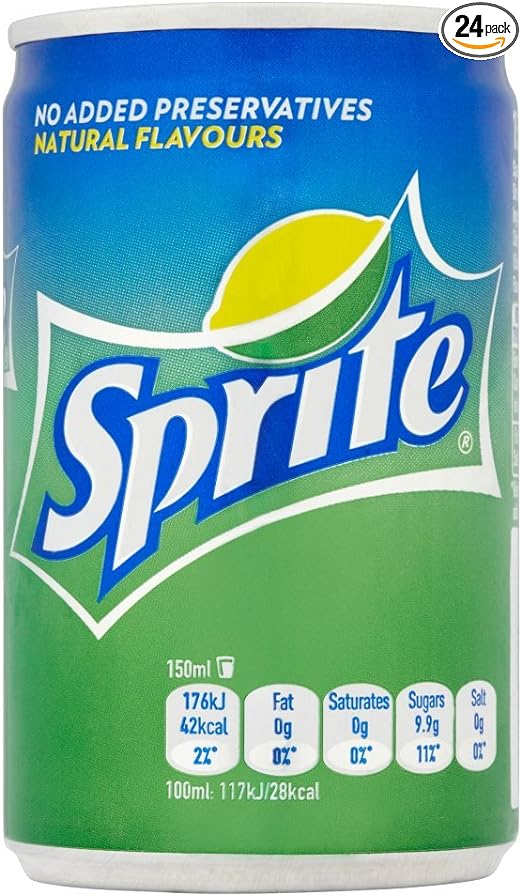 Sprite Mini Cans 24 x 150ml