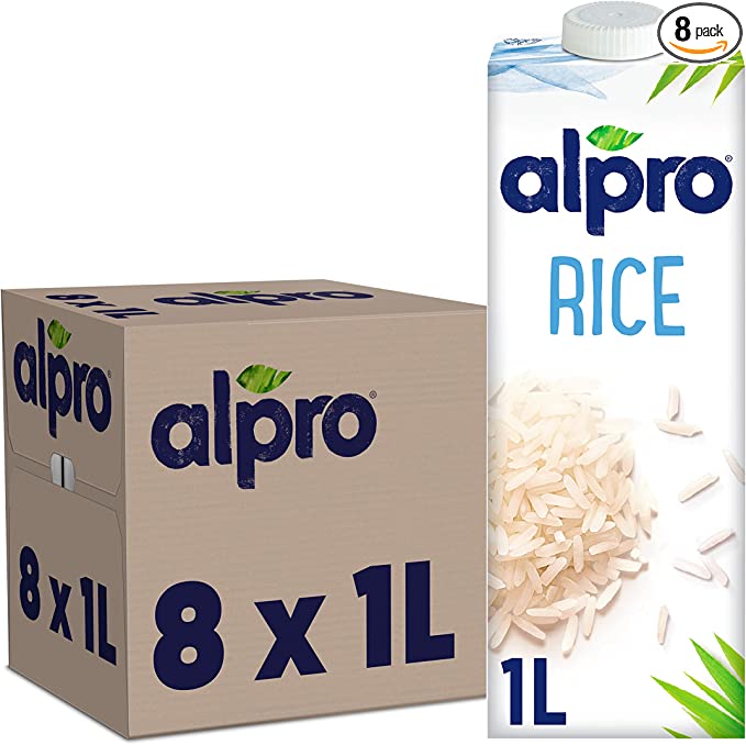 Alpro rice milk original Pac of 8x1ltr