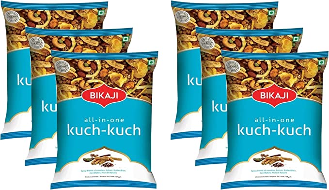 Bikaji All In One Kuch-Kuch Snack Pack of 6x200g