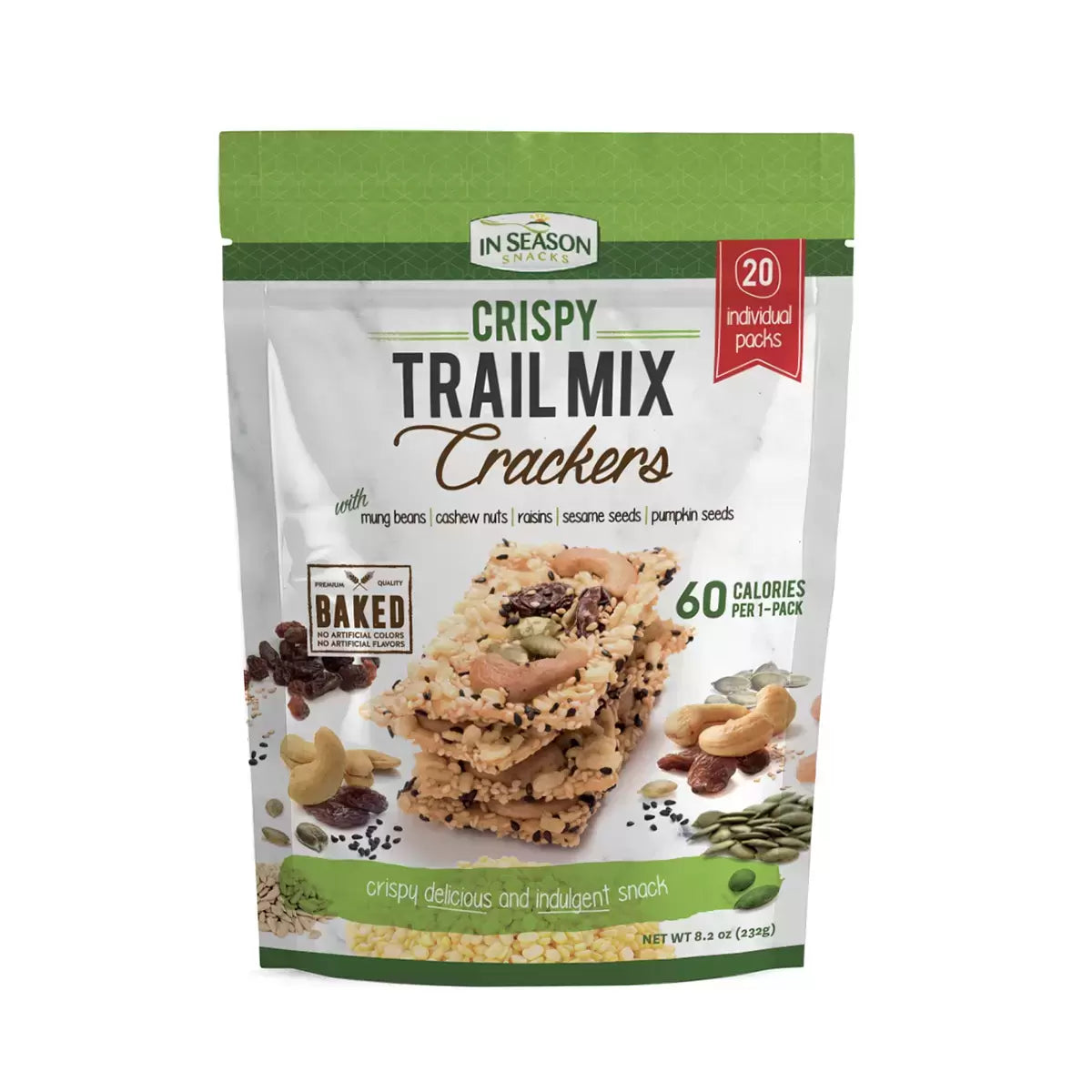 In Season Crispy Trail Mix Crackers Pack of 232g