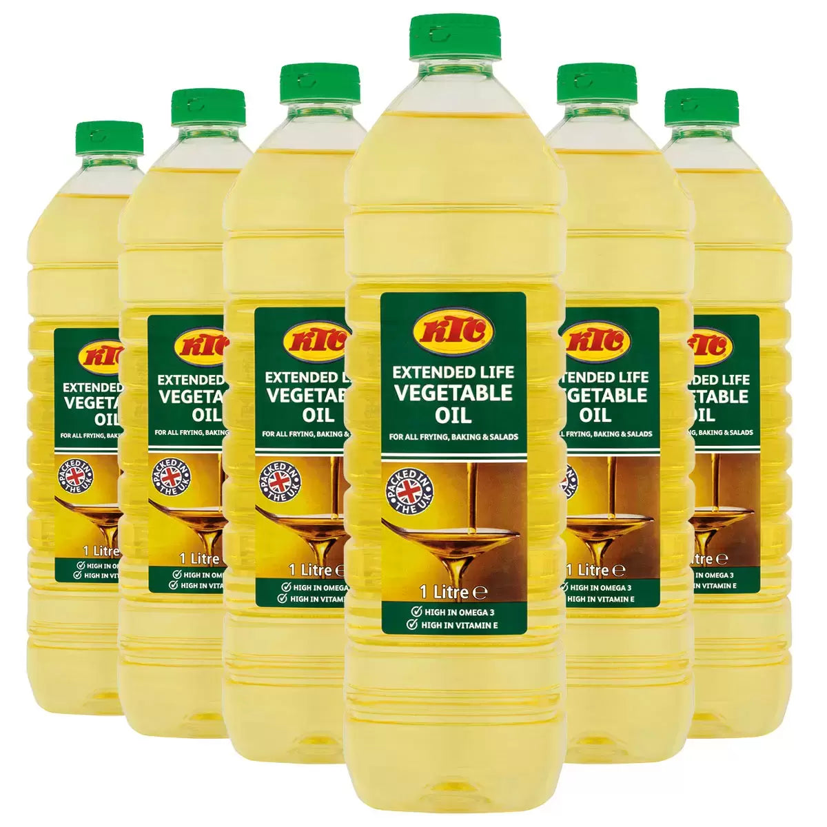KTC Extended Life Vegetable Oil Pack of 6 X 1L