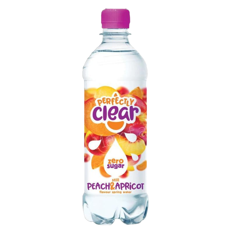 Perfectly Clear Peach & Apricot Still Spring Water Pack of 12x500ml