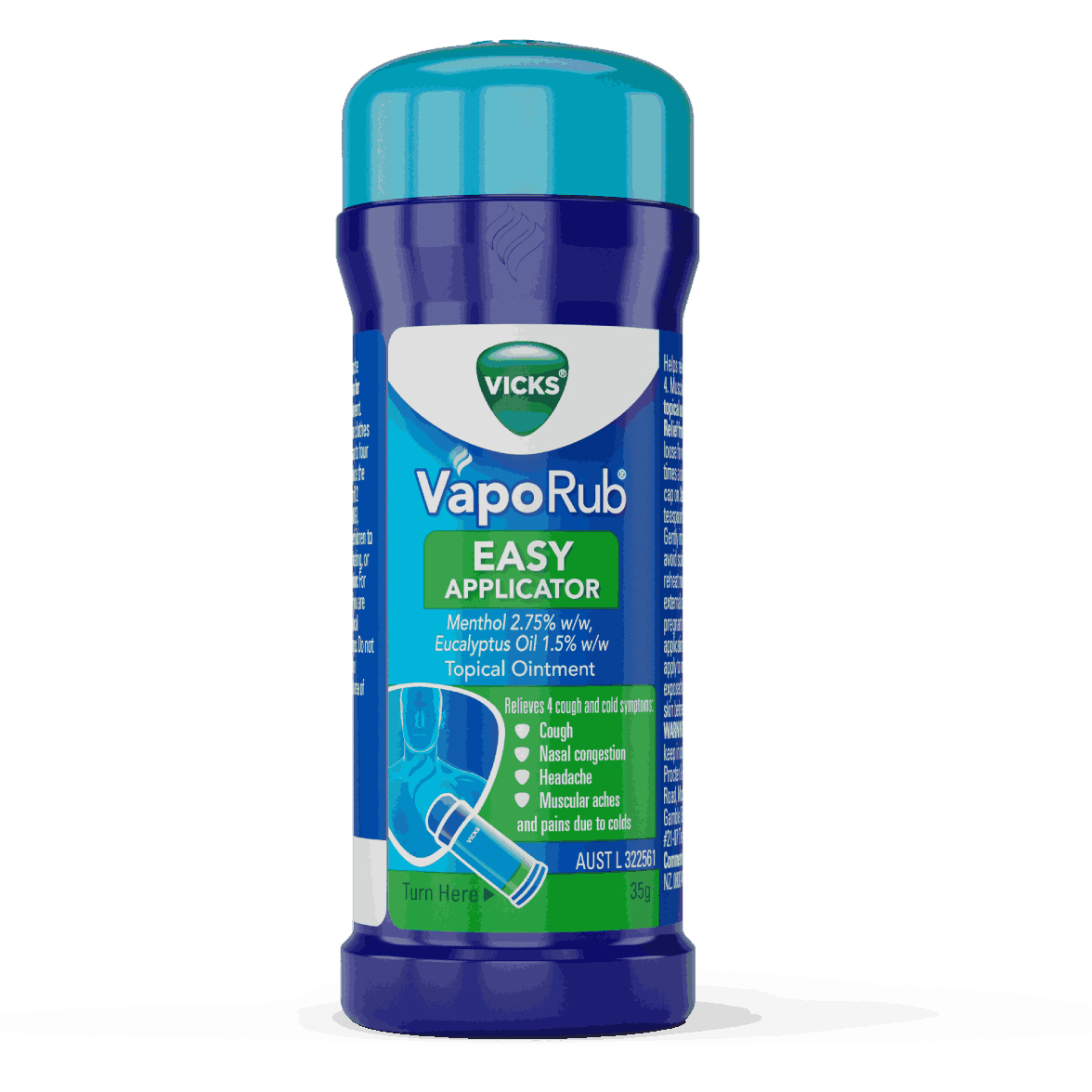 Vicks VapoRub Easy Applicator Pack of 35g