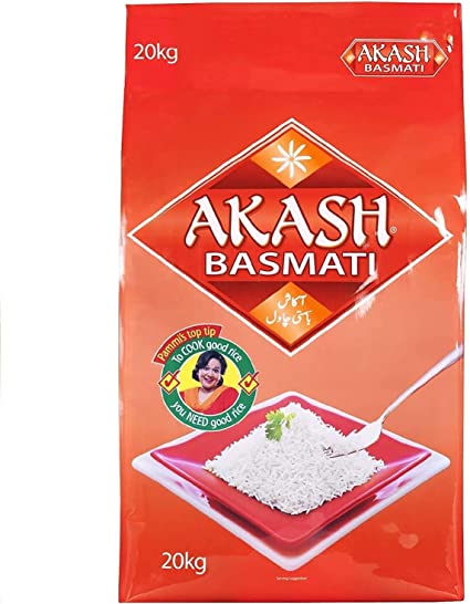 Akash Basmati Rice Pack of 1 x 20kg
