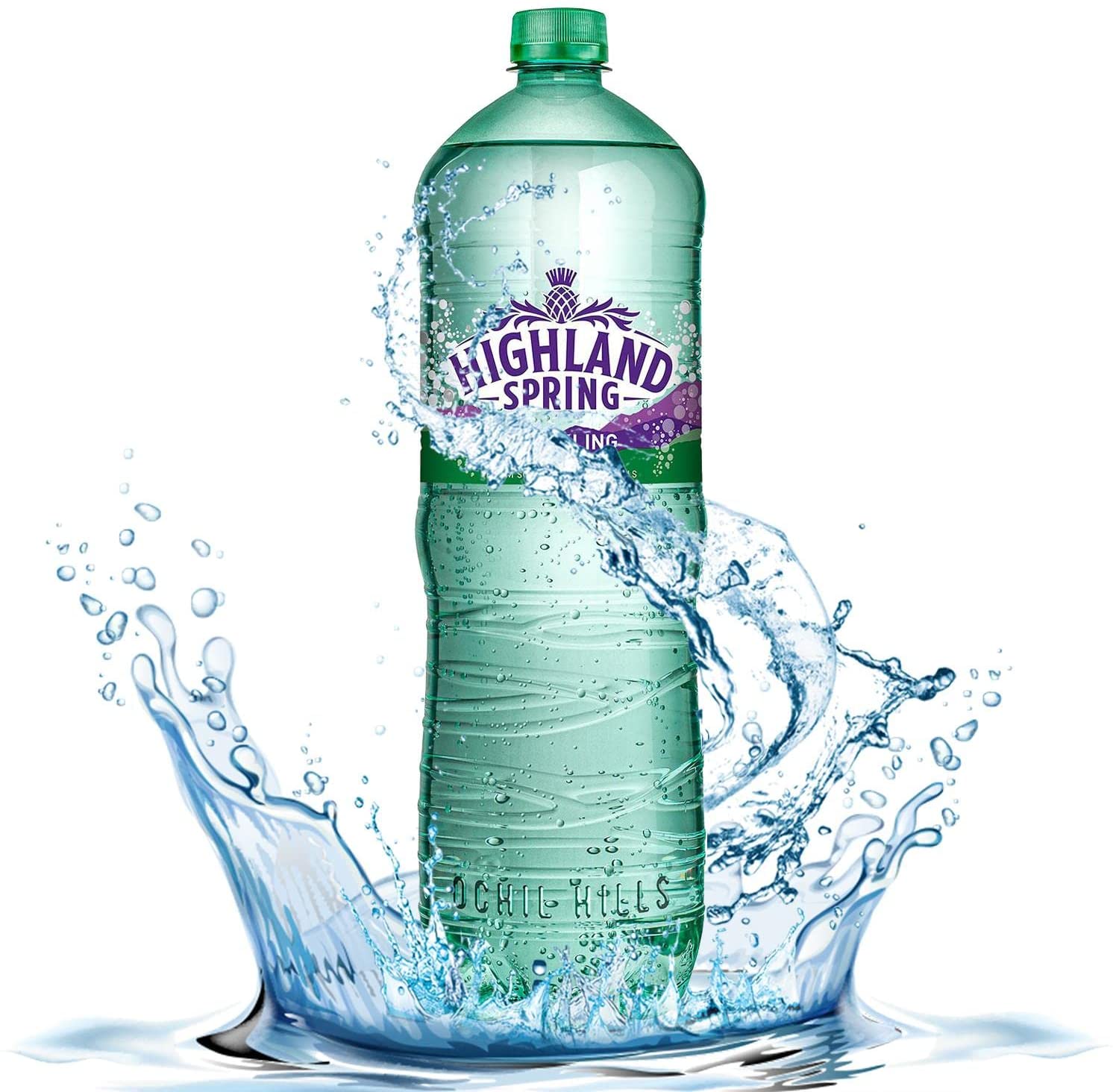 Highland Spring Sparkling Water, Pack of 1.5ltr