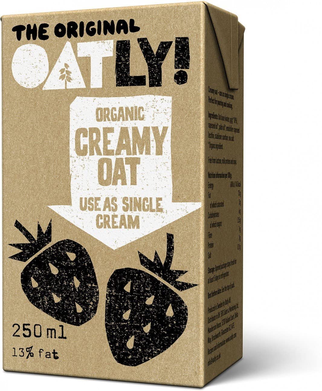Oatly Creamy Oat Organic 250ml (Pack of 18)