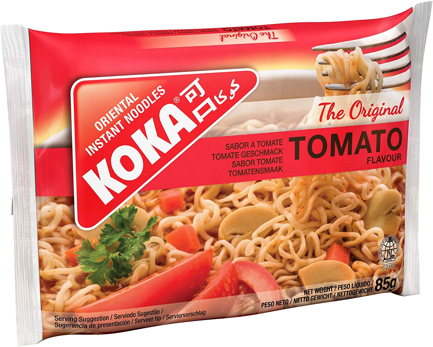 Koka Instant Tomato Noodle Packet Pack of 30x85g