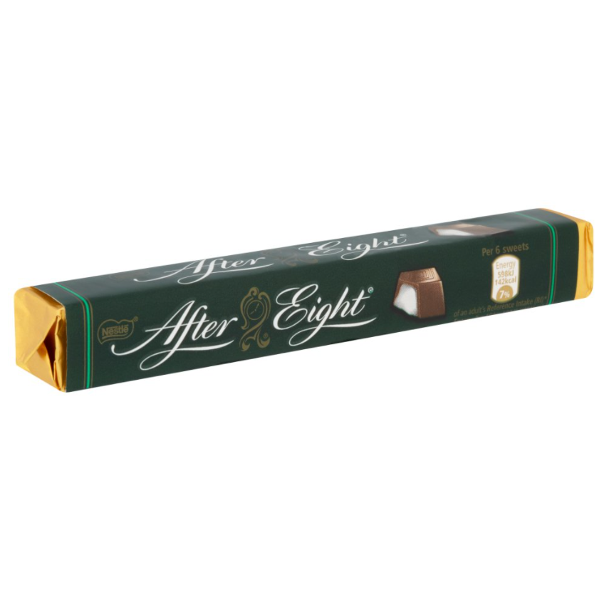 After Eight Bitesize Dark Peppermint Flavoured Mint Chocolate Pack of